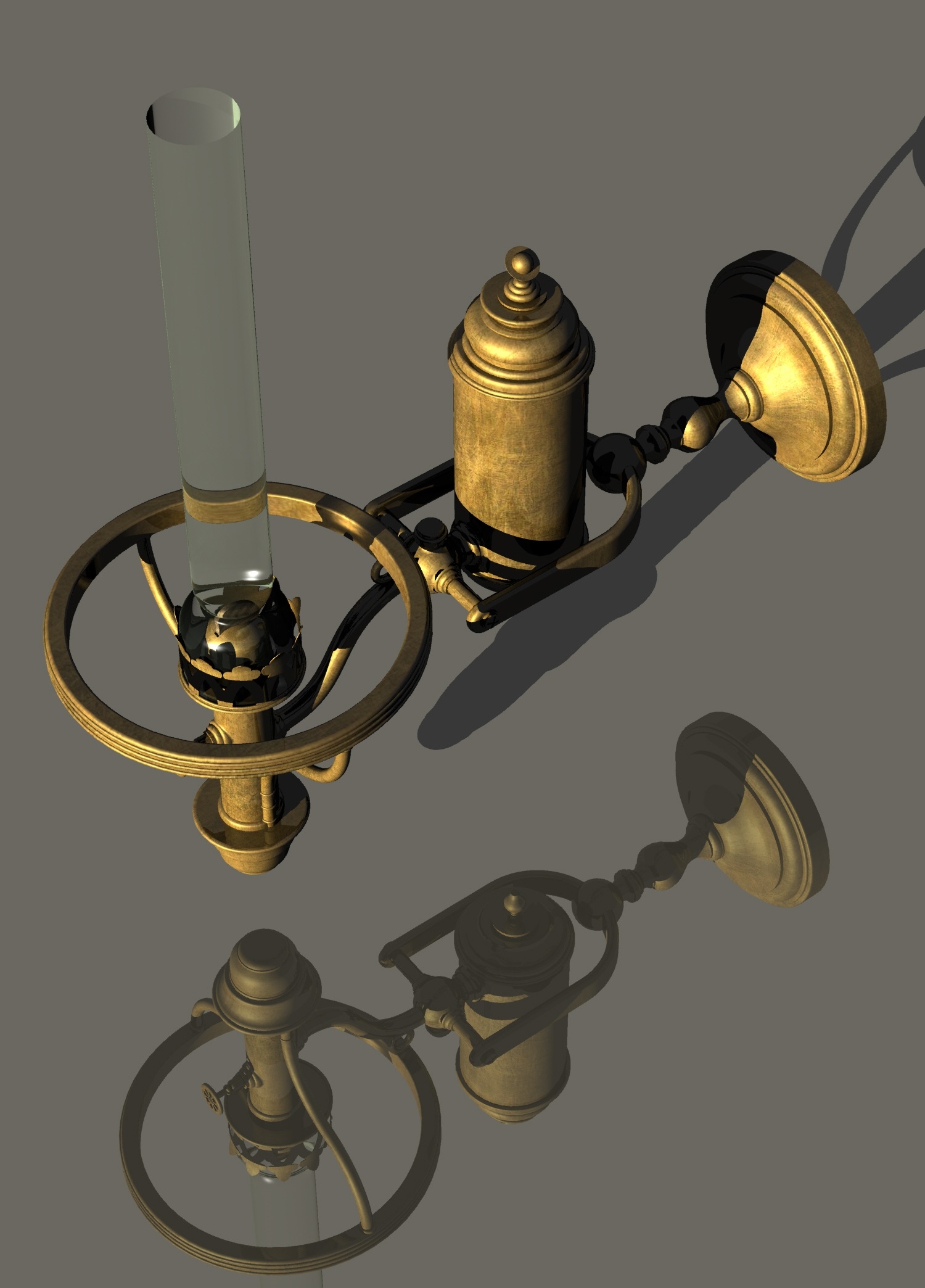 3D gas lamp model - TurboSquid 1376332