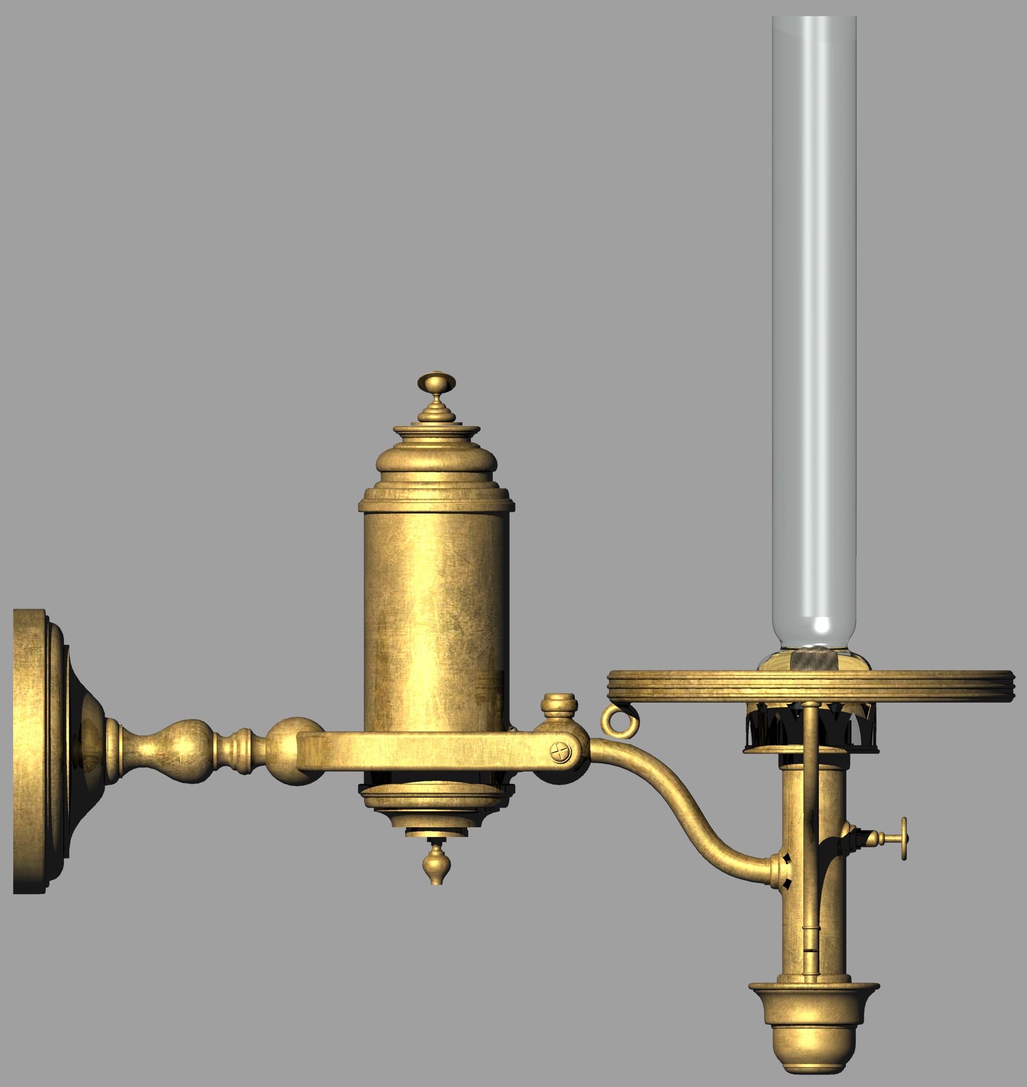 3D gas lamp model - TurboSquid 1376332
