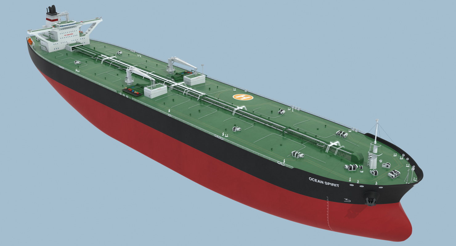 Vlcc tanker boat model - TurboSquid 1376496