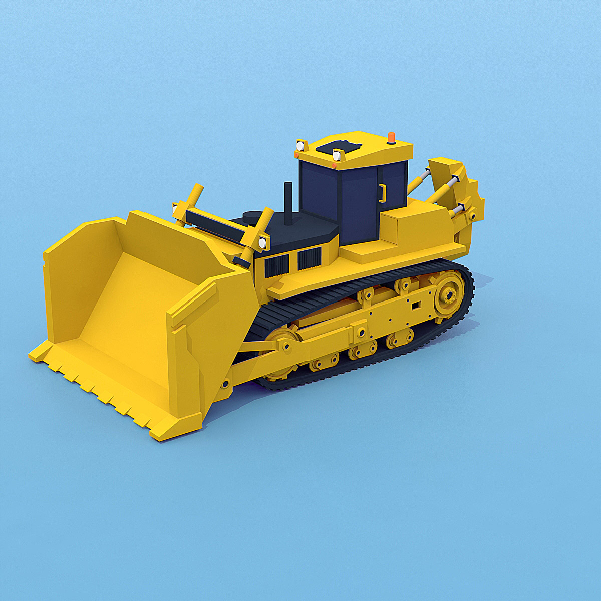 3D модель Тяжелый бульдозер - TurboSquid 1376508
