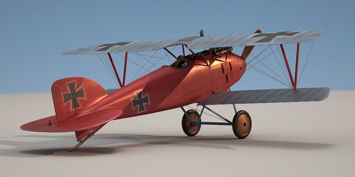 Albatros d iii model - TurboSquid 1376586