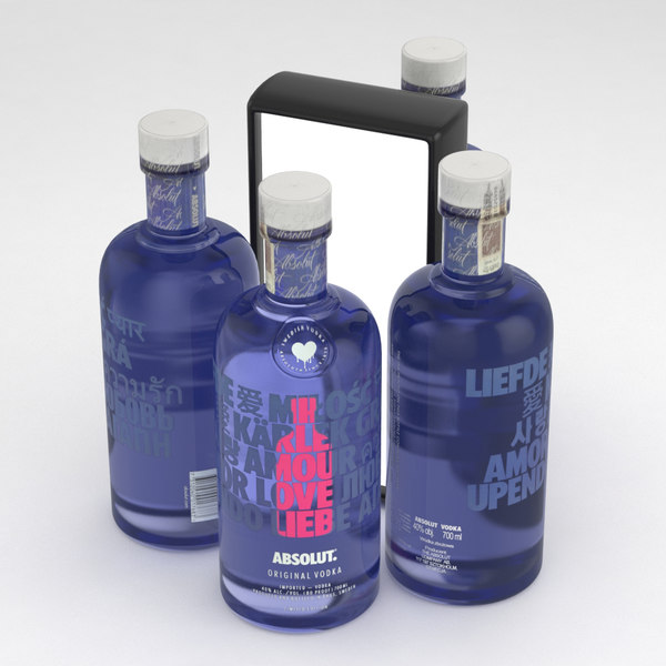 max absolut vodka bottle