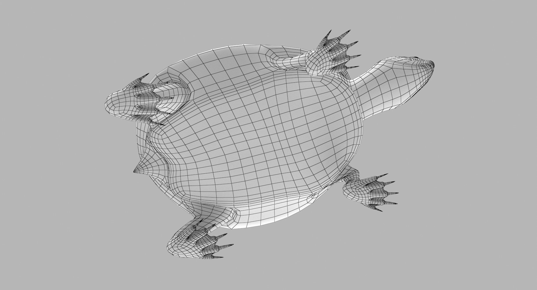 Yellow spotted amazon river model - TurboSquid 1376677