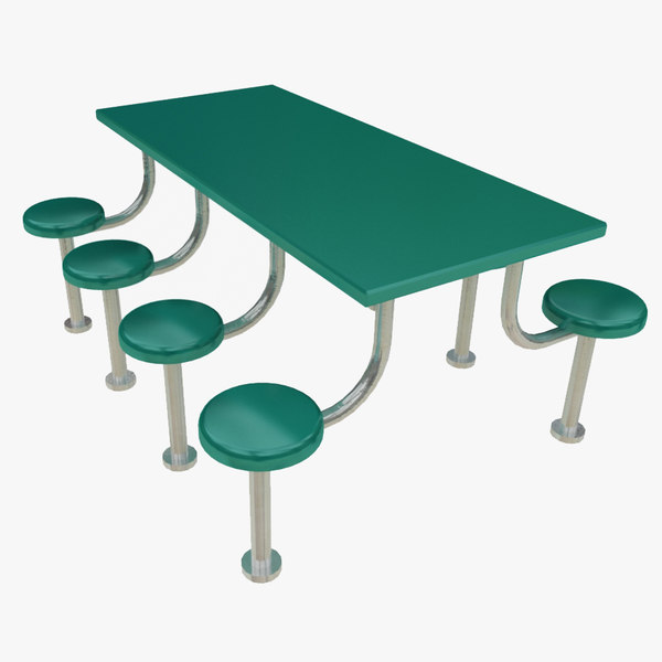 Table prison 3D model - TurboSquid 1376720