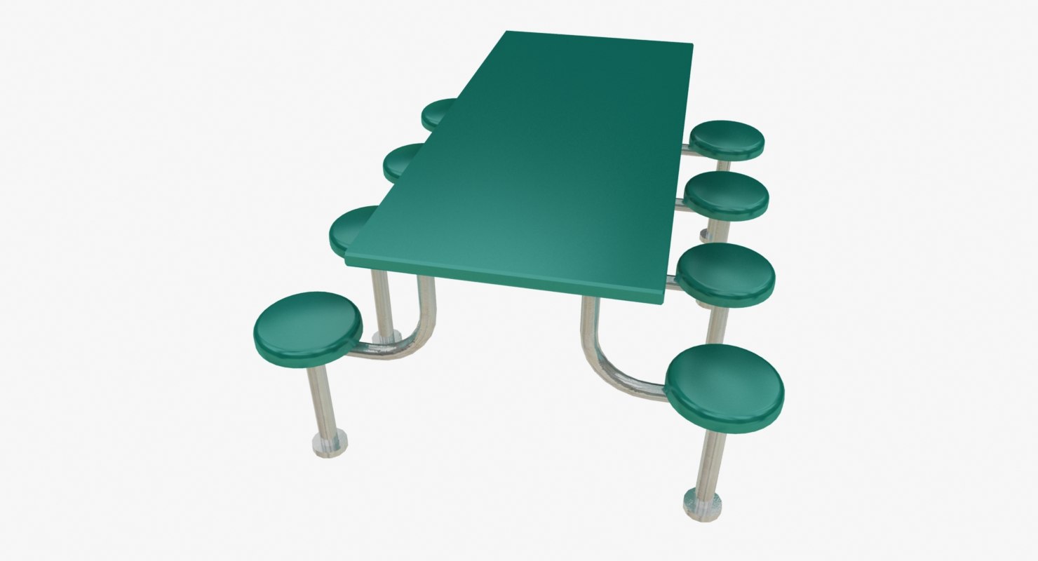Table prison 3D model - TurboSquid 1376720