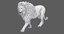 3D model lion 2 polygonal mane - TurboSquid 1375425
