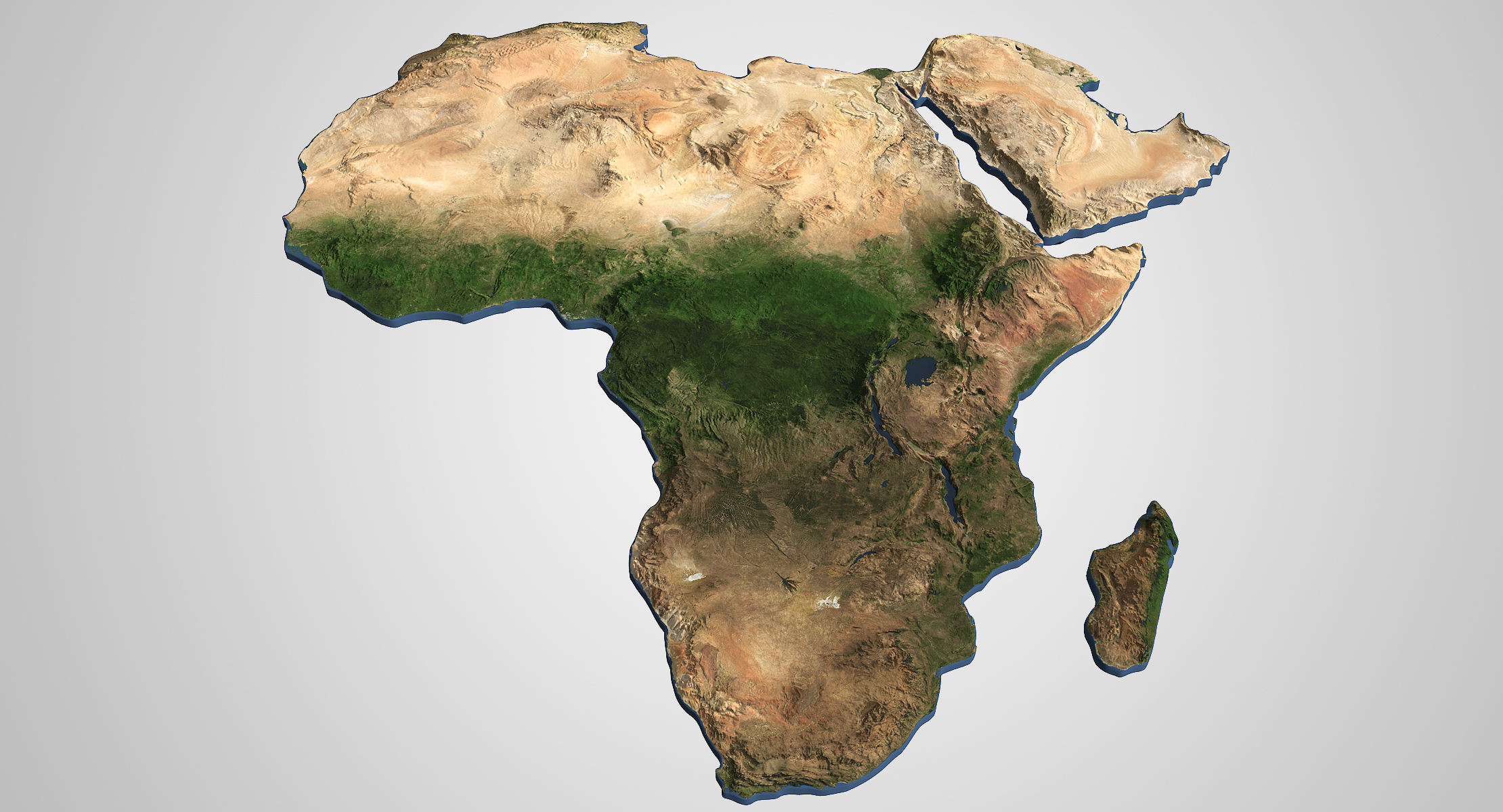3D africa continent model - TurboSquid 1376835
