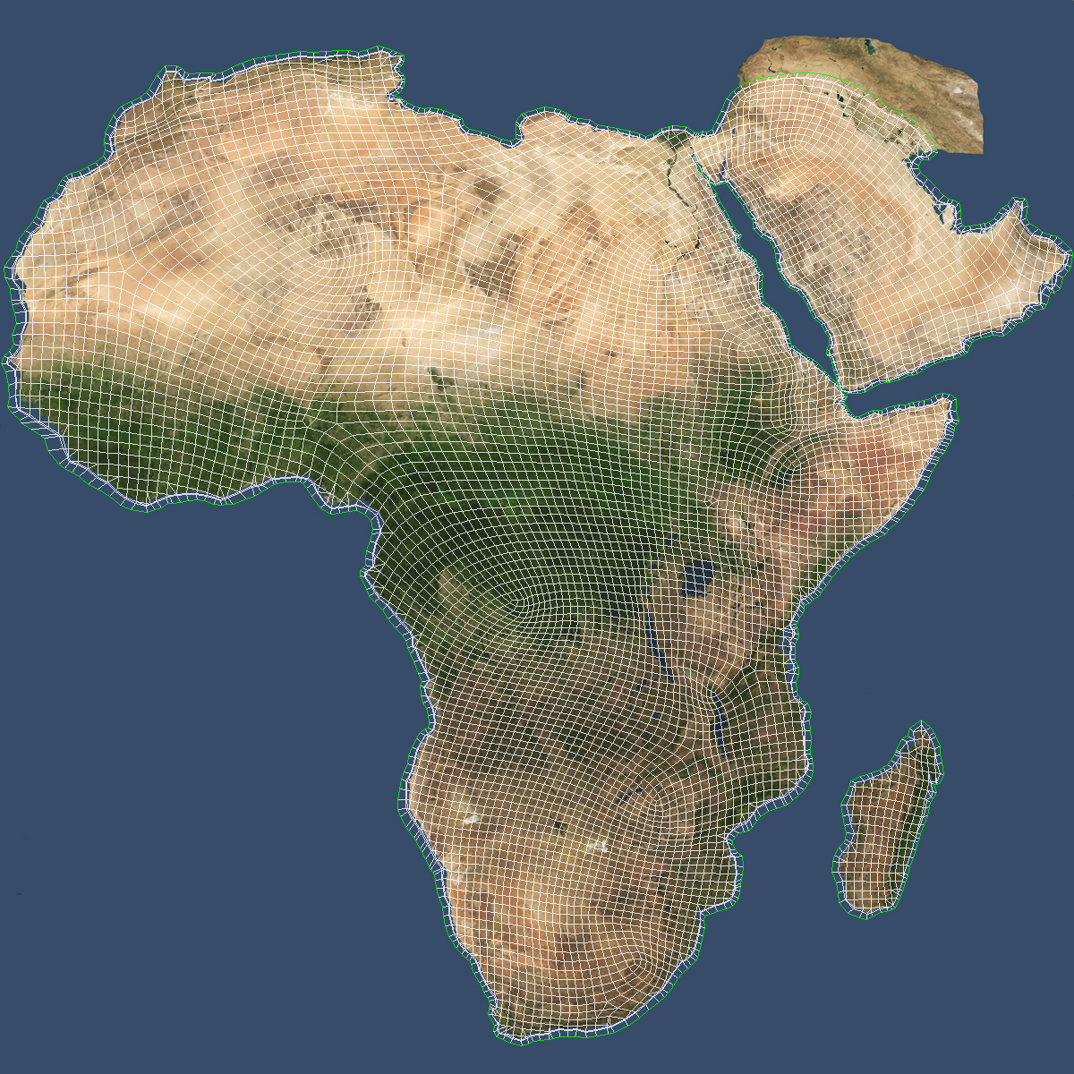 3D africa continent model - TurboSquid 1376835