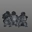Group chimpanzee animation chimp 3D model - TurboSquid 1376900
