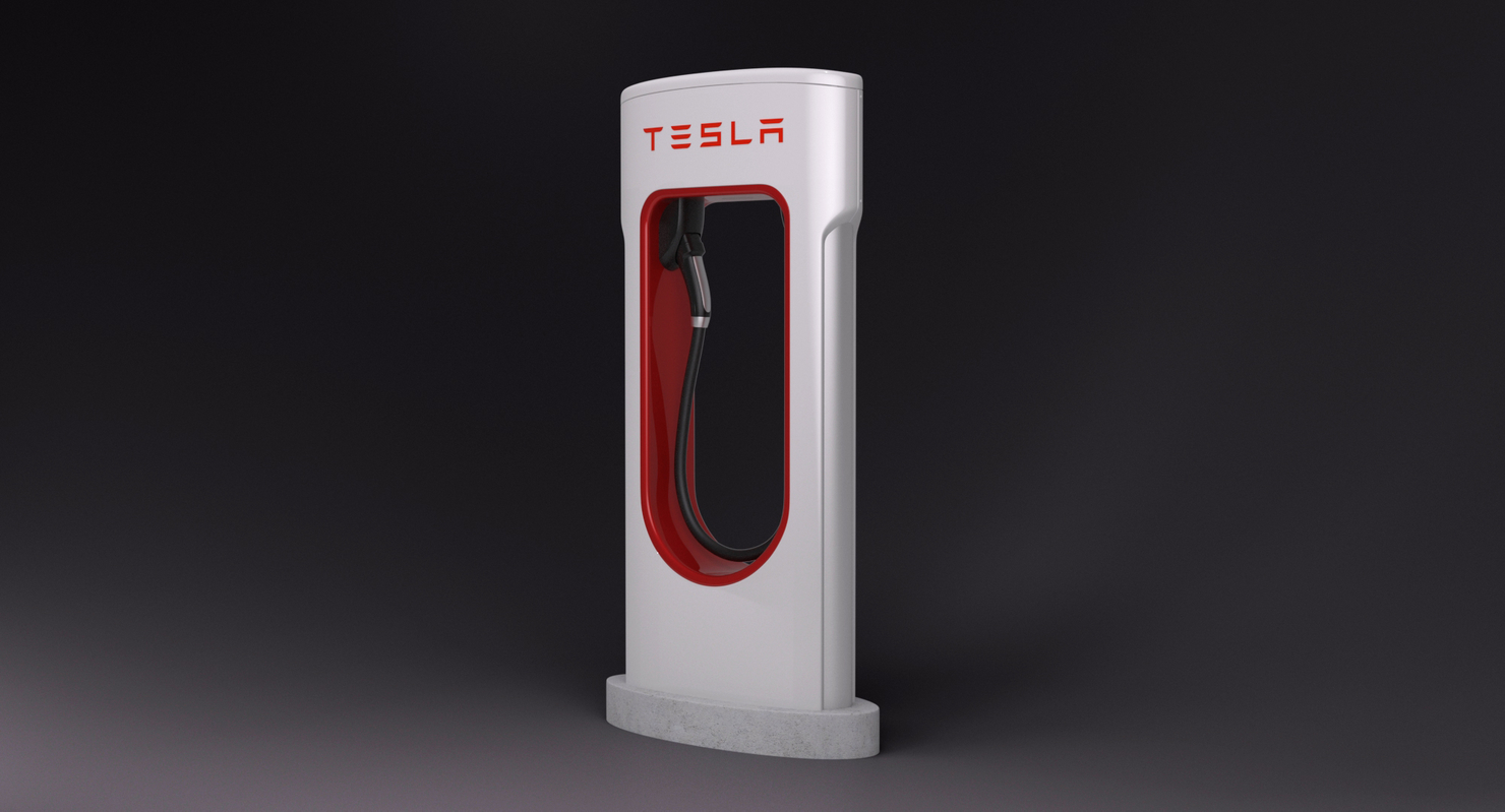 3D tesla roadster charger 2020 model - TurboSquid 1378756