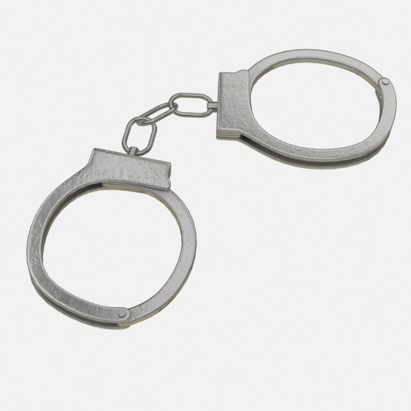 Handcuff cuff model - TurboSquid 1376968