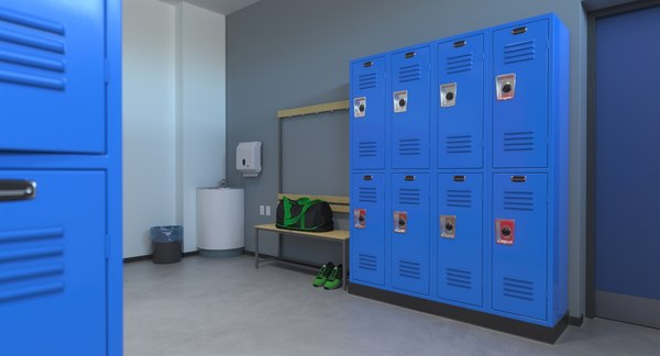 Realistic locker room 3D model - TurboSquid 1374728