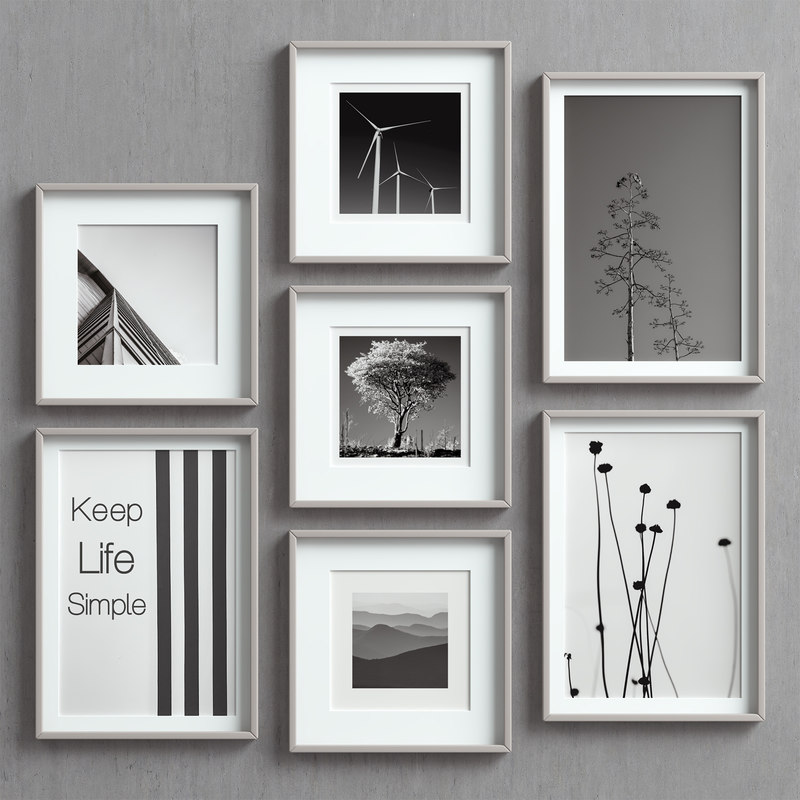 3D picture frames model - TurboSquid 1377030