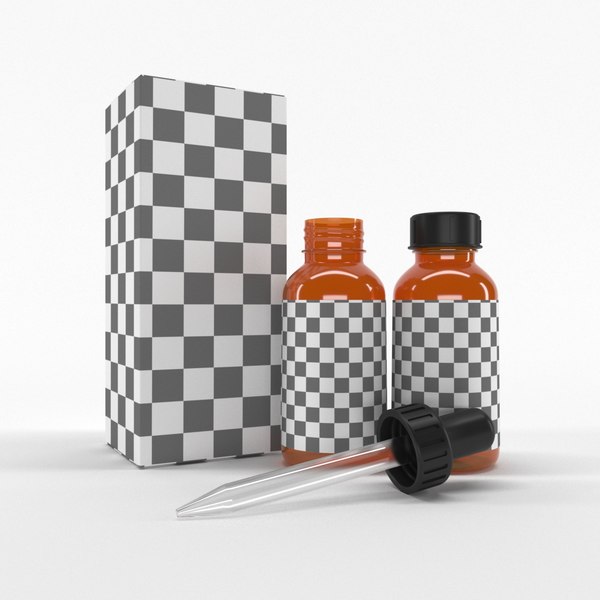 Dropper bottle 3D model - TurboSquid 1377092