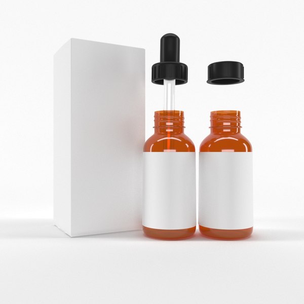 Dropper bottle 3D model - TurboSquid 1377092