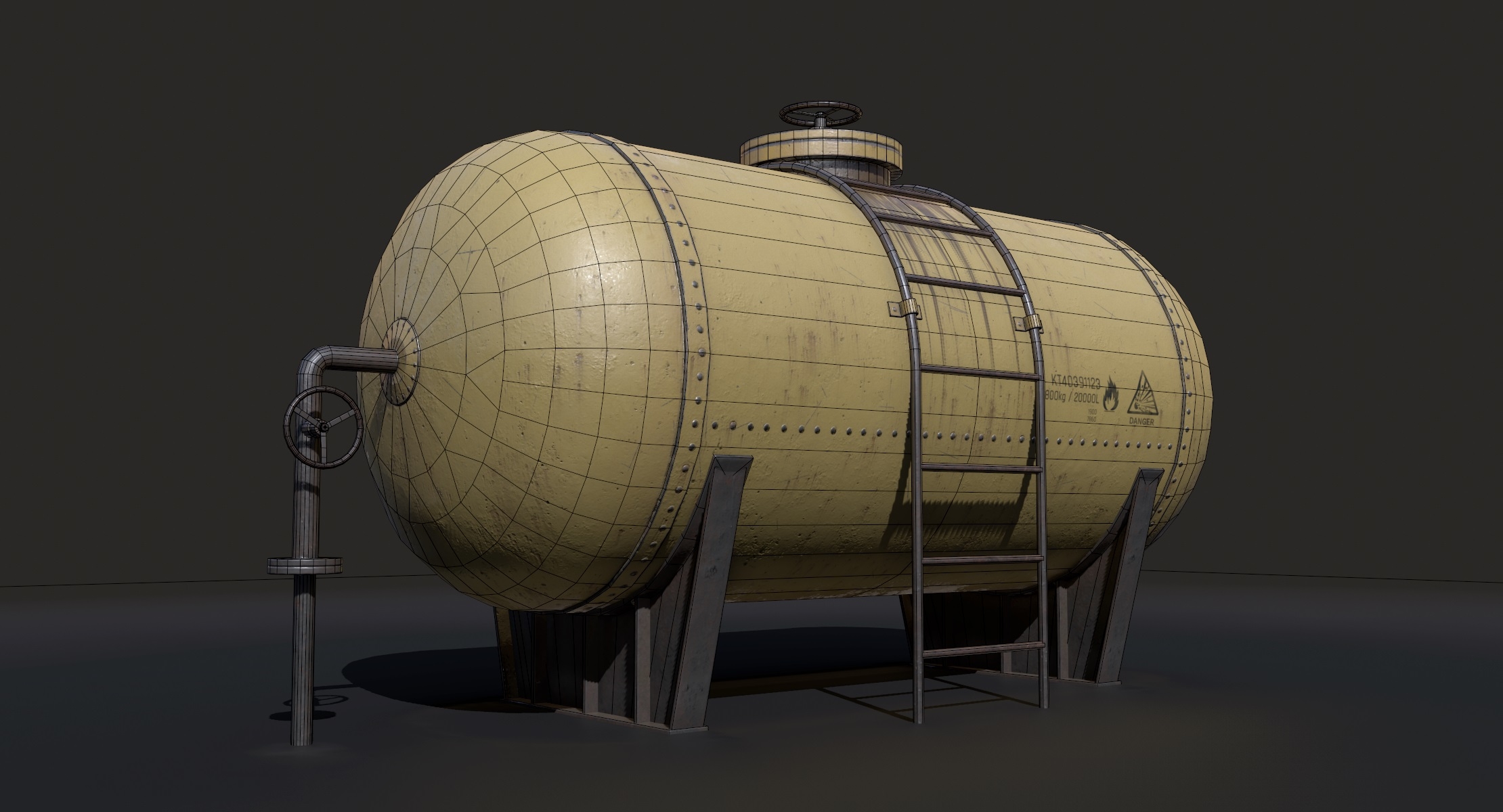 Oil tank containers 3D model - TurboSquid 1377112