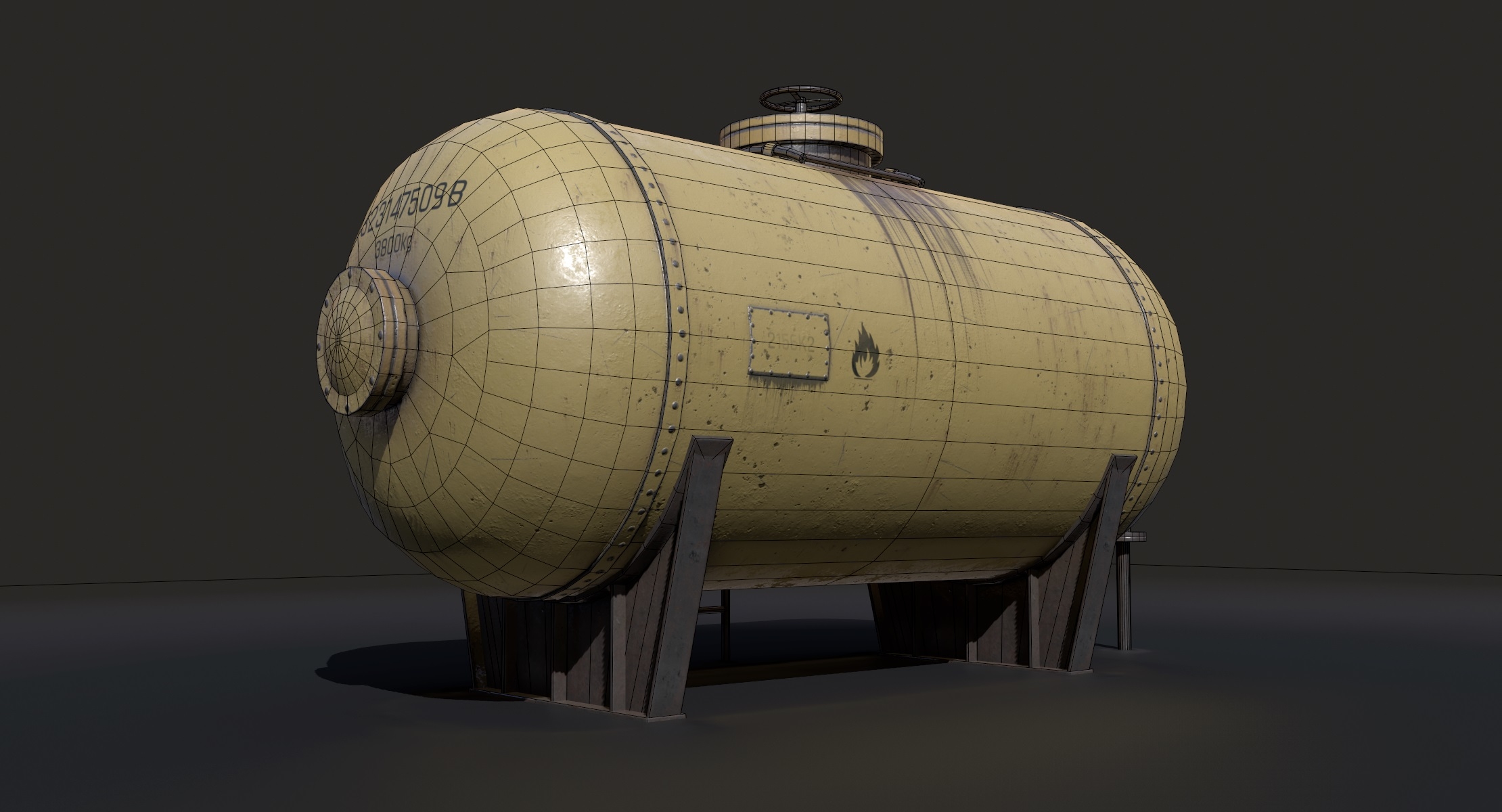 Oil tank containers 3D model - TurboSquid 1377112