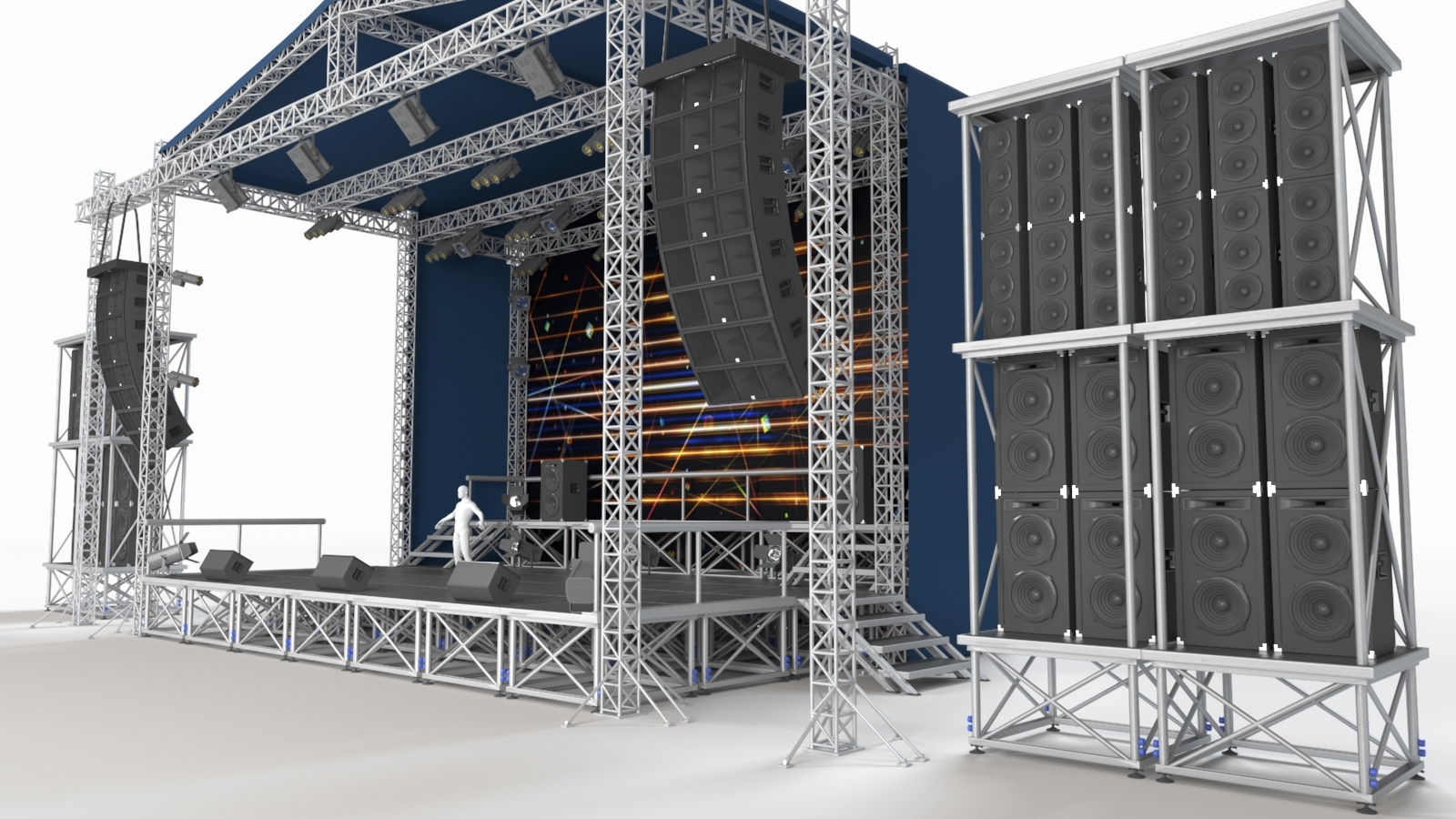 Concert scene 3D model - TurboSquid 1377168