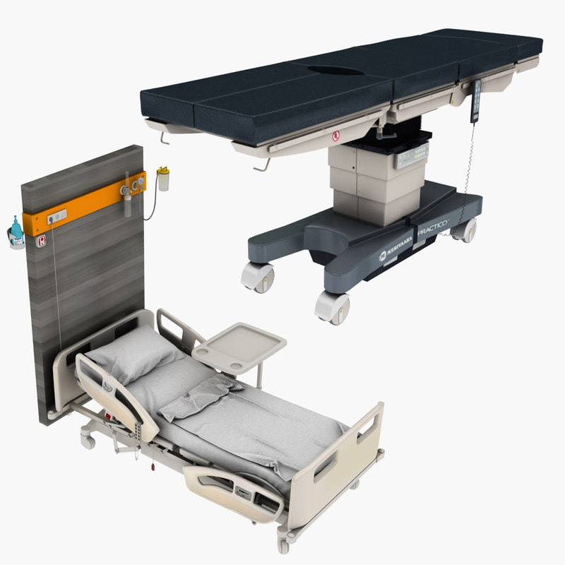 Operating table hospital bed model - TurboSquid 1377193