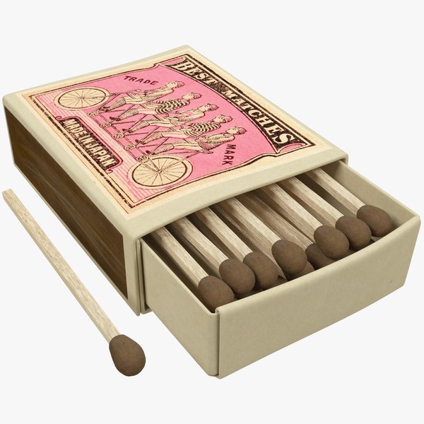 Streichholzschachtel Retro V6 3D-Modell - TurboSquid 1377321