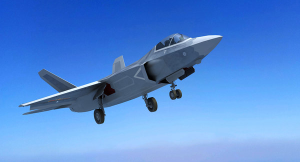 Jet fighter shenyang fc-31 3D model - TurboSquid 1377401