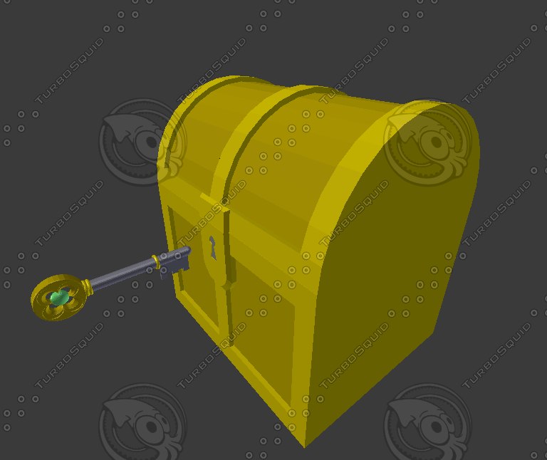 Free openable treasure box 3D model - TurboSquid 1377426