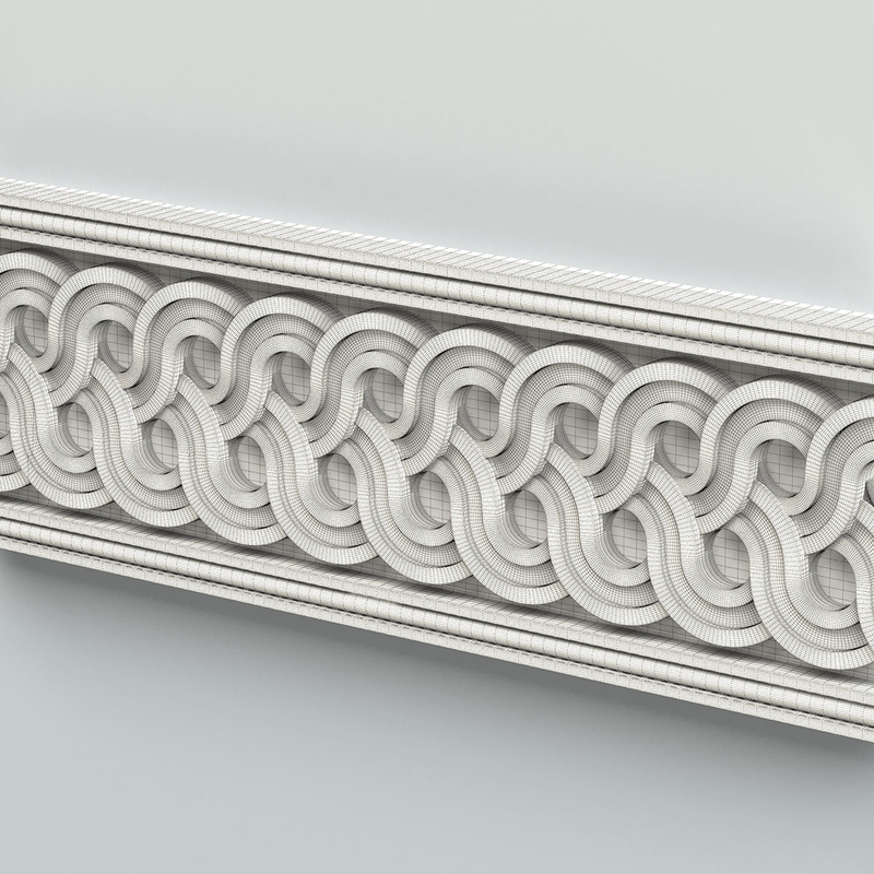 Decorative molding model - TurboSquid 1377455