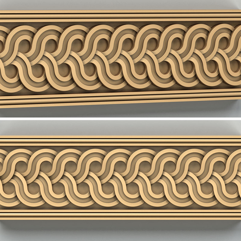 Decorative molding model - TurboSquid 1377455