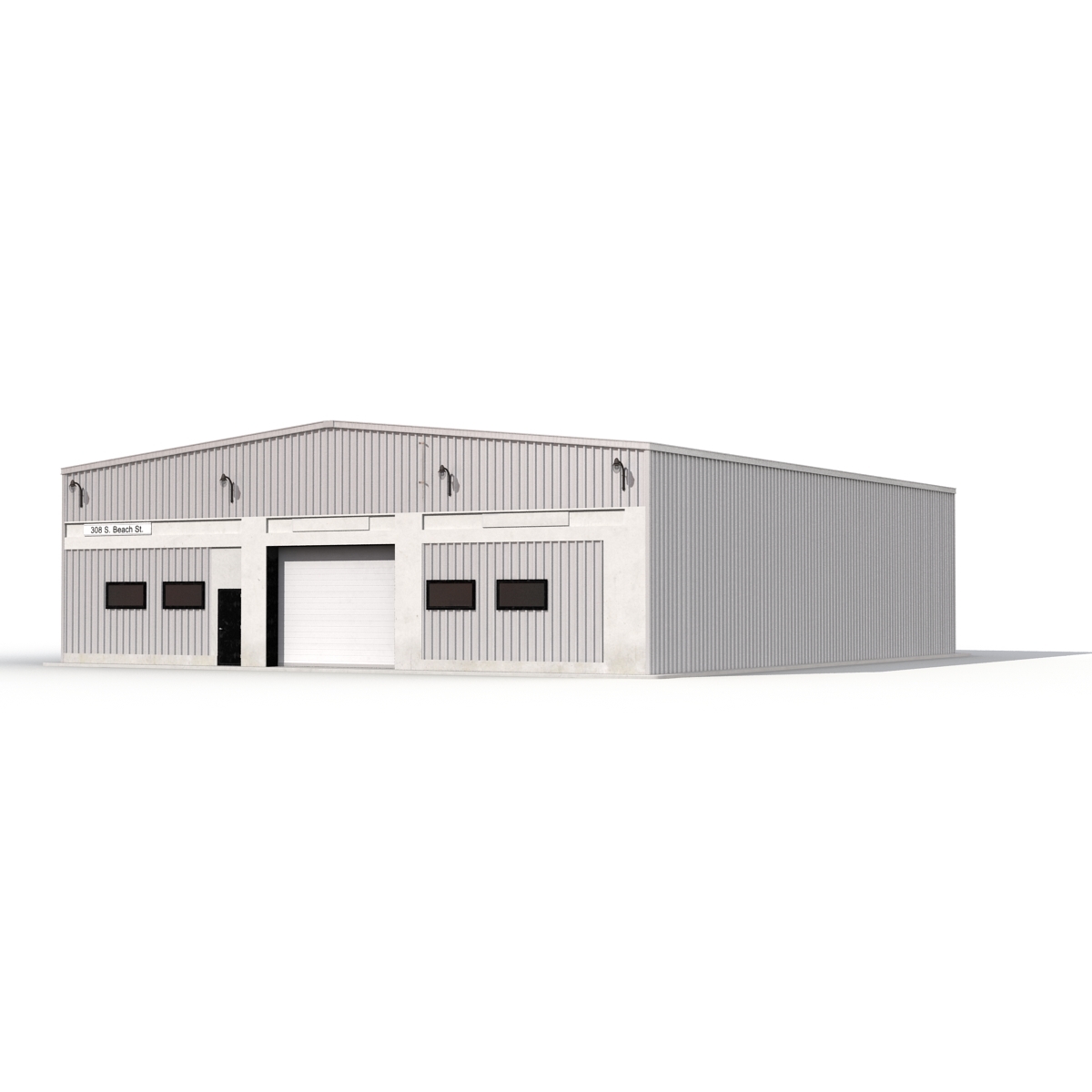 Warehouse hangars 3D model - TurboSquid 1377577