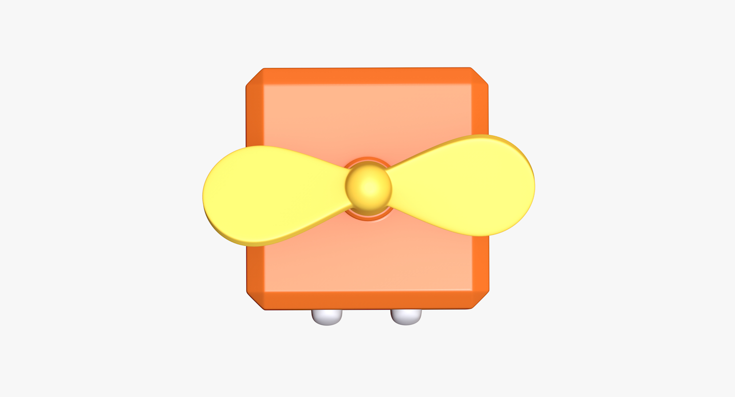 3D propeller box super mario model - TurboSquid 1377519