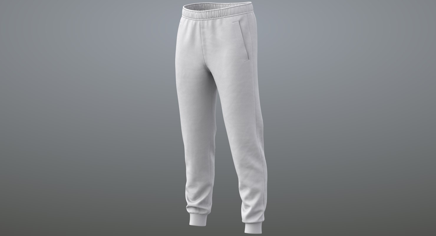 3D realistic sweatpants pbr 01 model - TurboSquid 1377591
