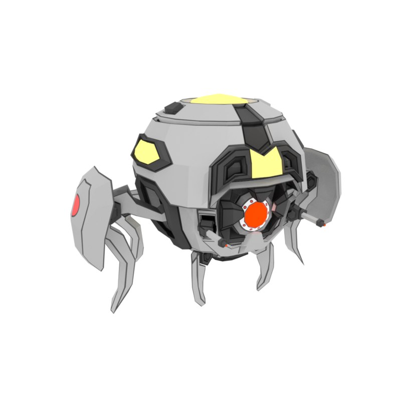 Pbr sphere robot insect 3D - TurboSquid 1377562