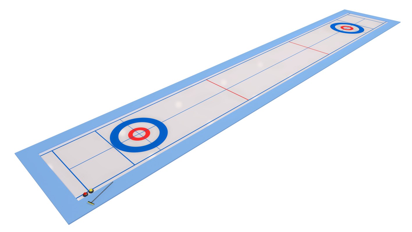 modelo 3d Pista de curling. 1 linea - TurboSquid 1377715