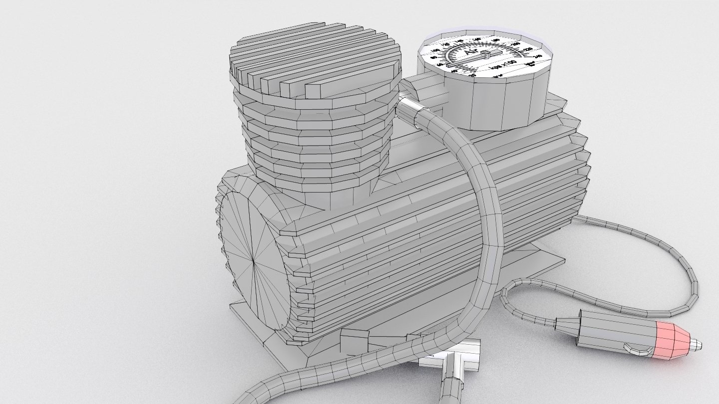 3D model air car compressor - TurboSquid 1527337
