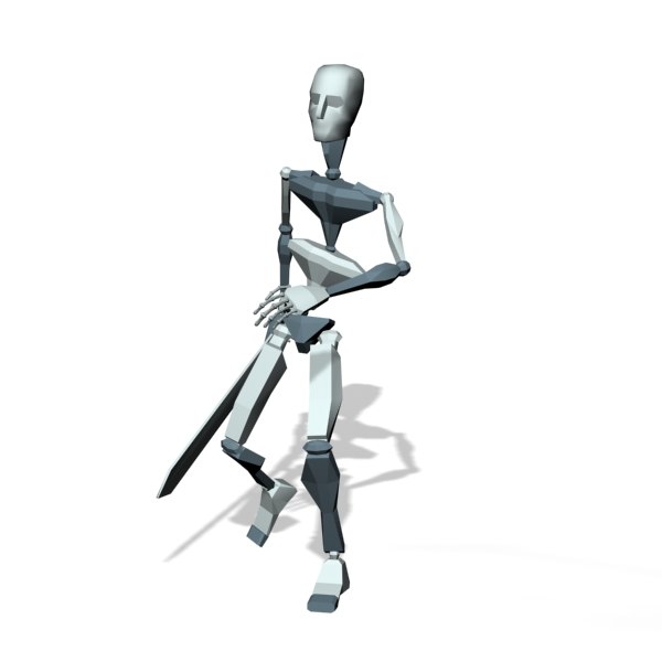 Motion Biovision warrior idle run