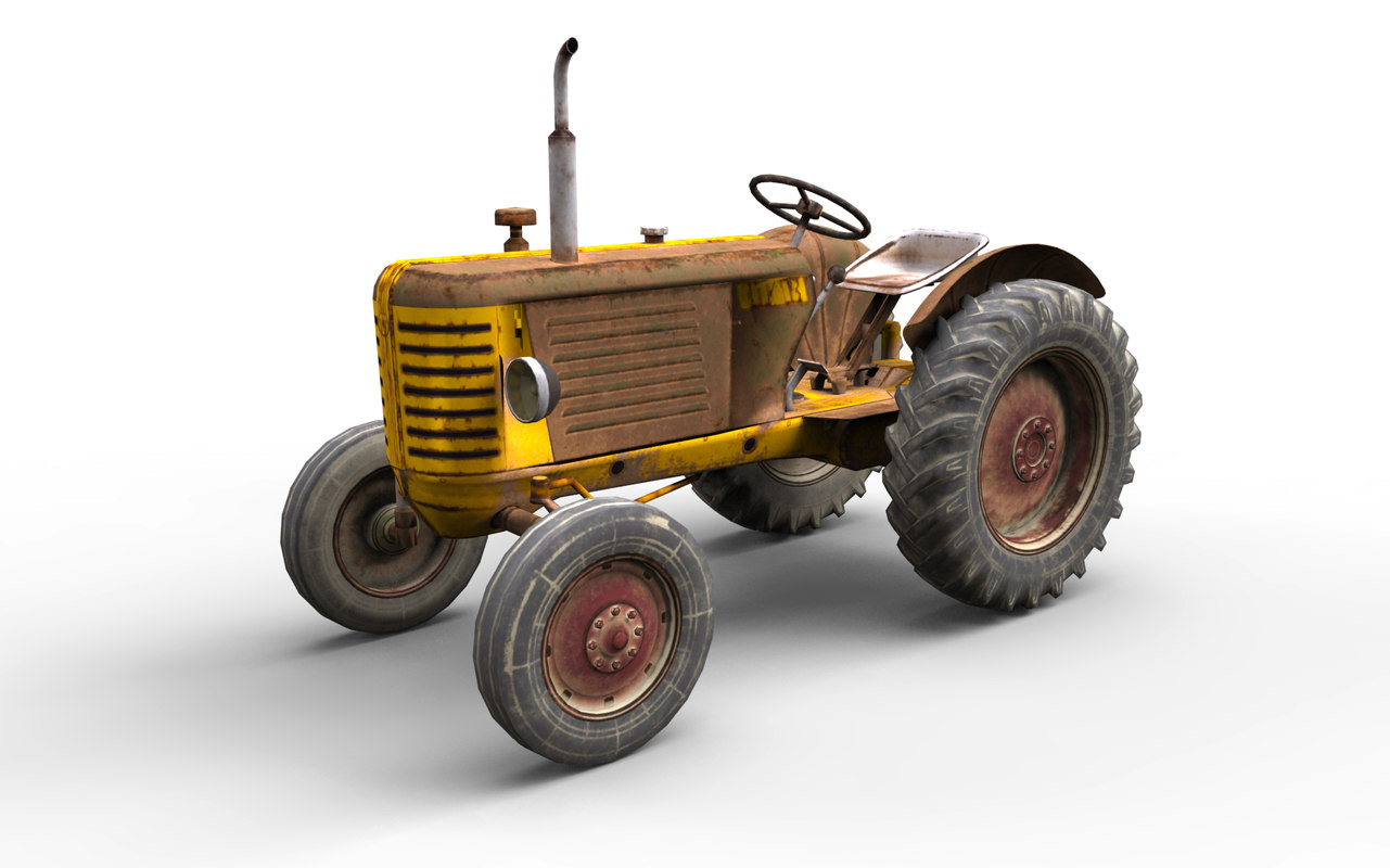 3D farm traktor - TurboSquid 1377815