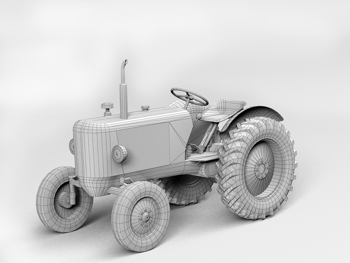 3D farm traktor - TurboSquid 1377815