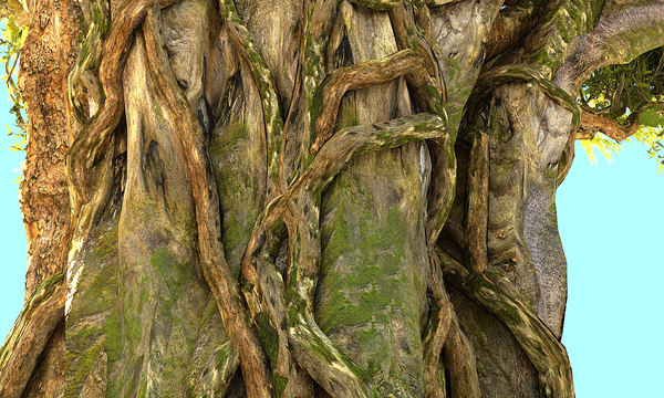 Japanese tree forest 3D model - TurboSquid 1377899