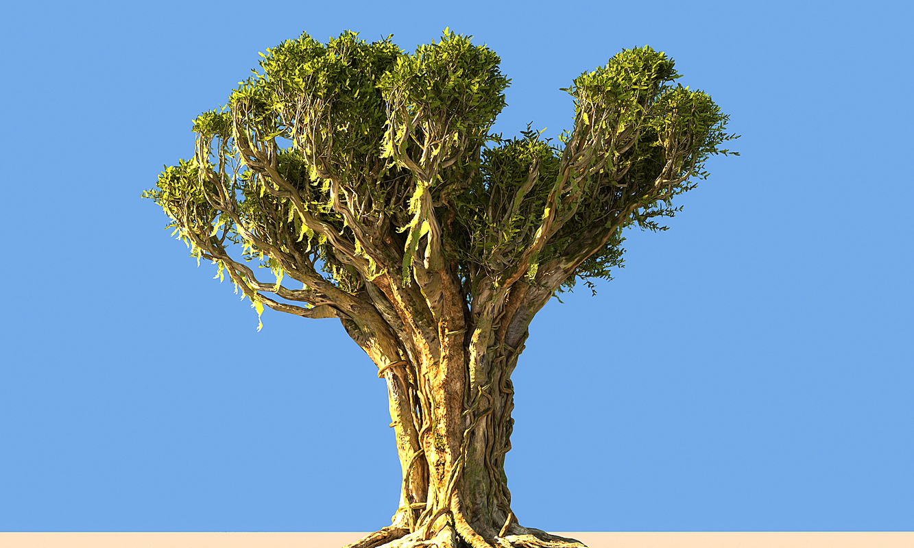 Japanese tree forest 3D model - TurboSquid 1377883