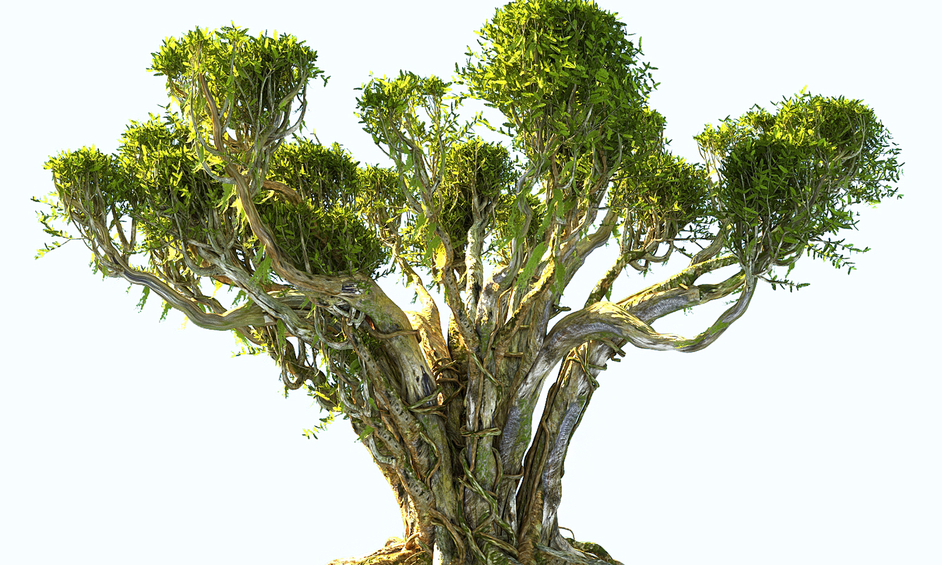 Japanese tree forest 3D model - TurboSquid 1377899