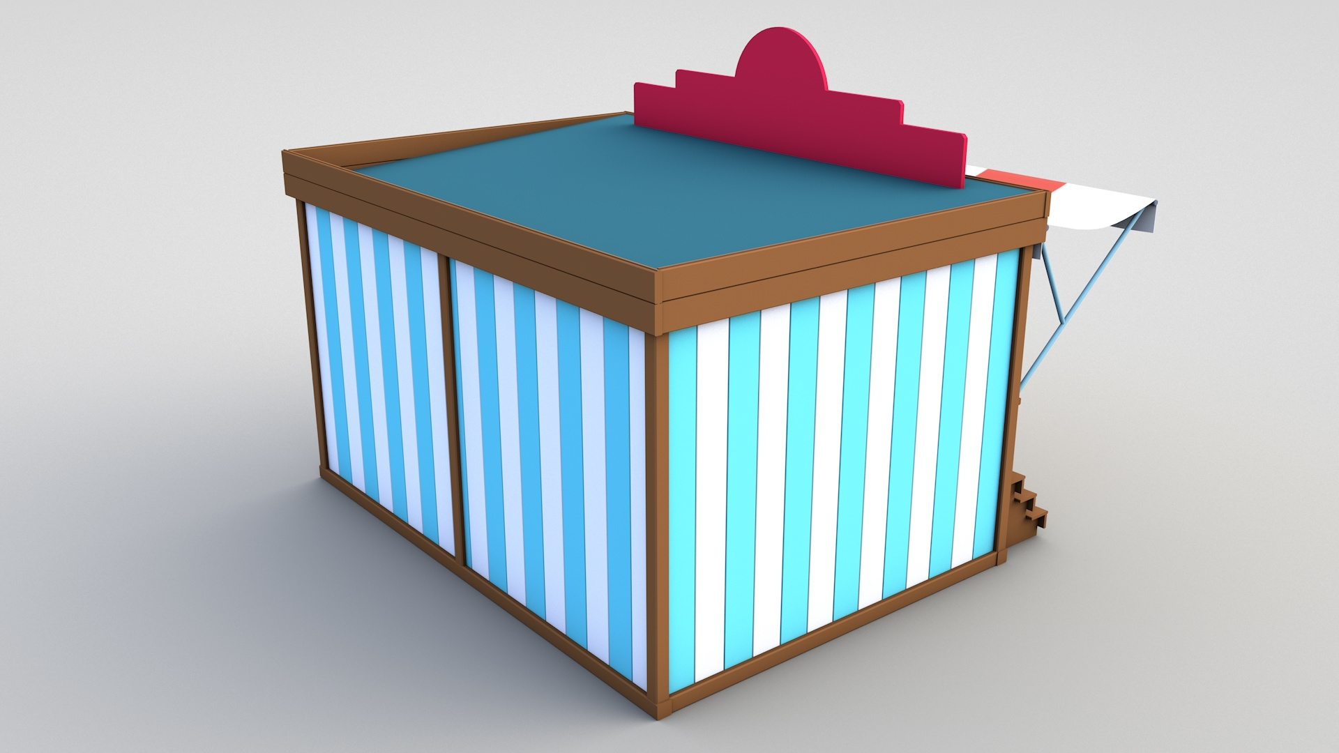 3D cartoon shooting gallery - TurboSquid 1377872
