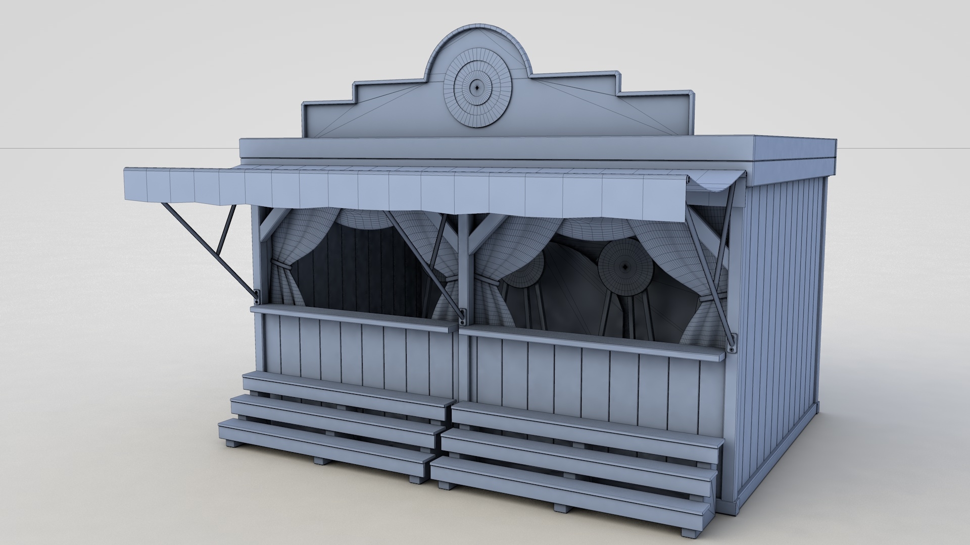 3D cartoon shooting gallery - TurboSquid 1377872