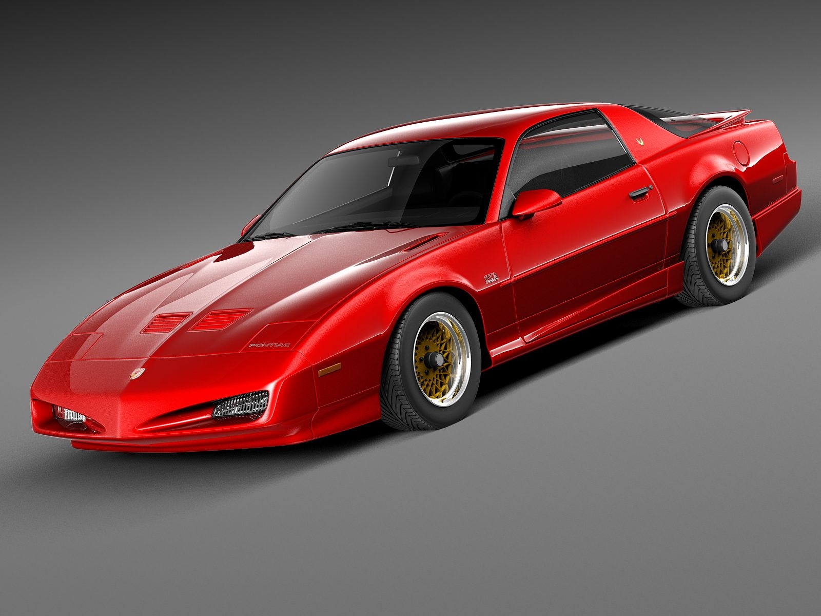 pontiac firebird trans 1991 3d model