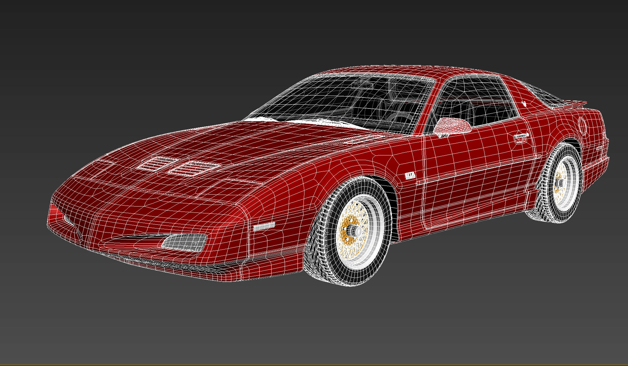 pontiac firebird trans 1991 3d model