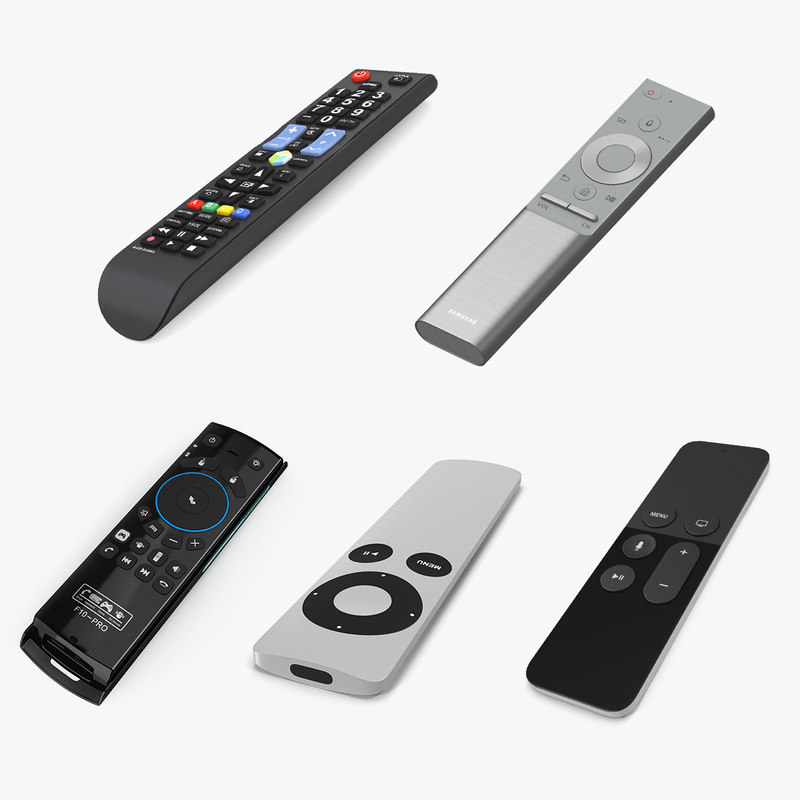 3D tv remotes - TurboSquid 1378041
