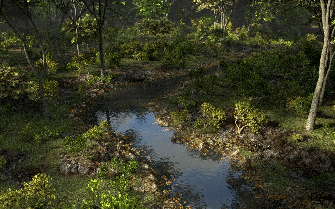 Shadows brook tree 3D model - TurboSquid 1378014