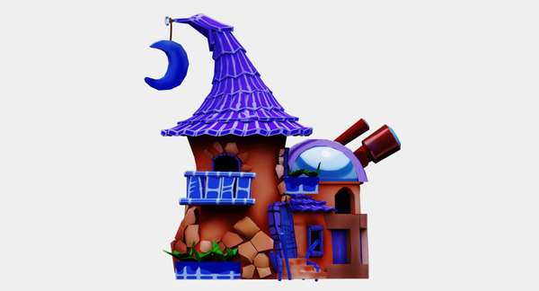 3D wizard house - rpg - TurboSquid 1378046