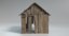 3D old broken shed - TurboSquid 1378190