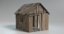 3D old broken shed - TurboSquid 1378190