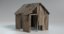 3D old broken shed - TurboSquid 1378190